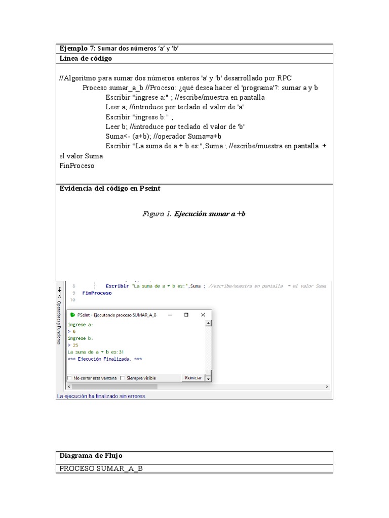 Ejercicios Pseint Resueltos | PDF