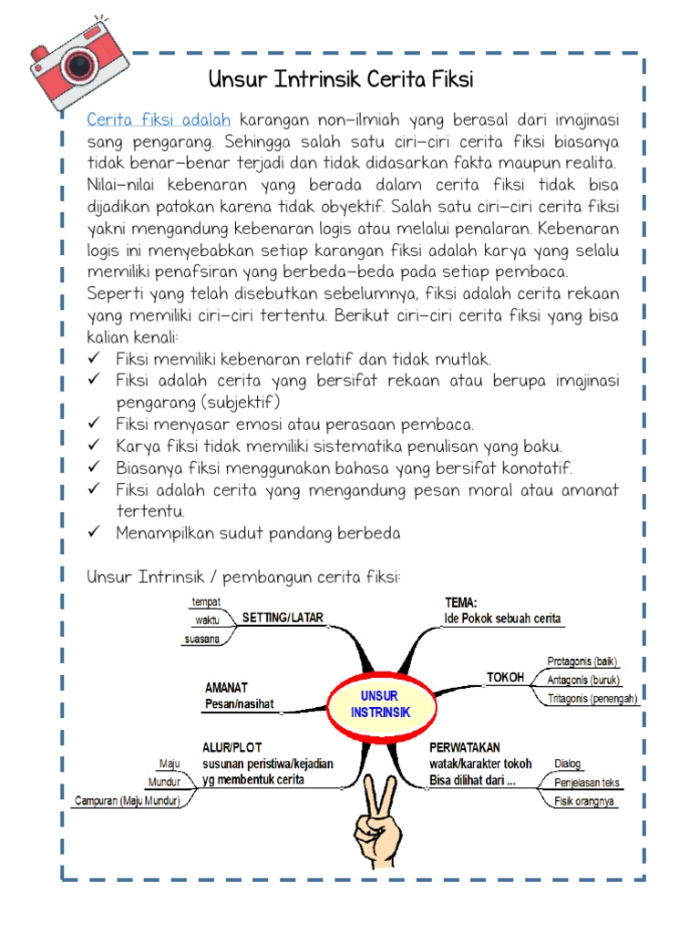 Unsur Intrinsik Cerita Fiksi | PDF