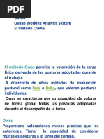 Método OWAS: Análisis Ergonómico | PDF