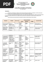 SBFP Action Plan 2022-2023 | PDF