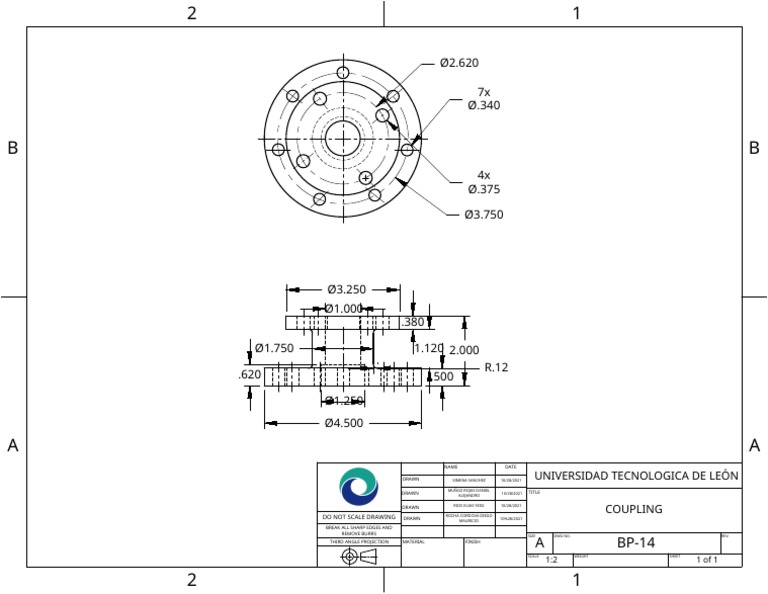Coupling BP 14 | PDF