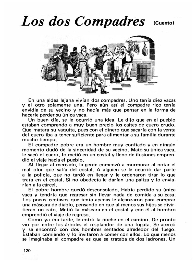 37 Los Dos Compadres Cuento | PDF