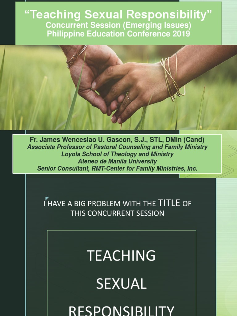 13 Fr. James Gascon Teaching Sexual Responsibility | PDF | Sexual ...