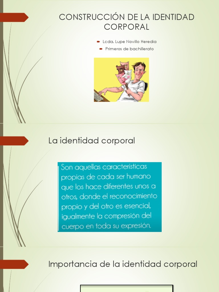 Identidad, Esquema Corporal | PDF