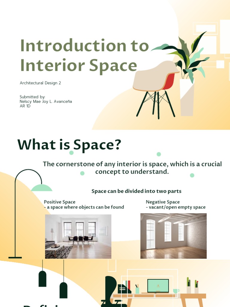 Introduction To Interior Space | PDF | Space | Length