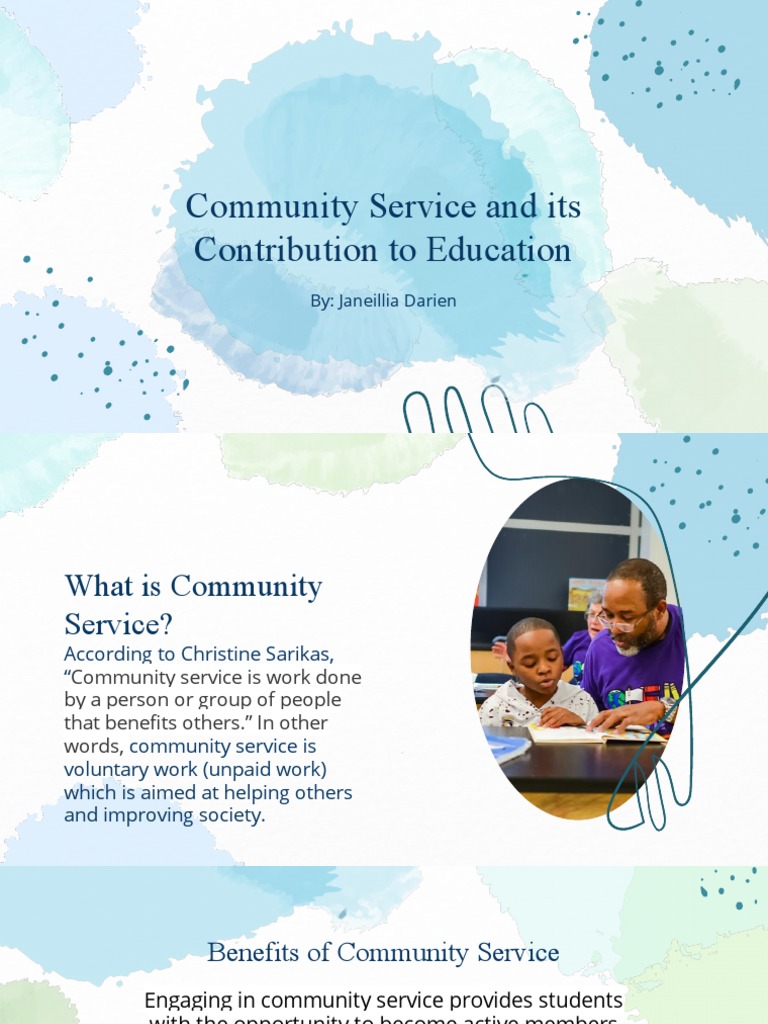 Community Service | PDF | Volunteering | Community