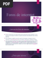 Informatica Foros Especializados | PDF | Foro de Internet | Comunicación