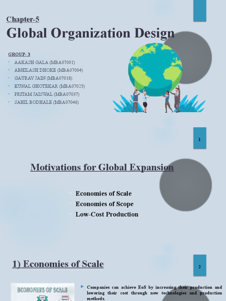 Global Organization Design: Chapter-5 | PDF | Organizational Structure ...