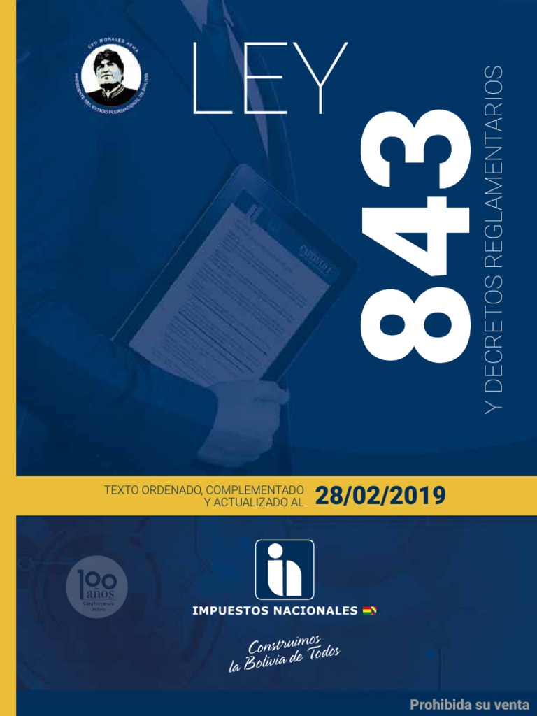 Libro Ley 843 - Feb | PDF | Impuestos | Bolivia