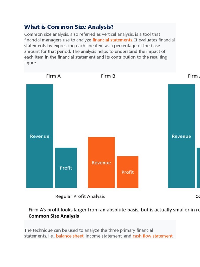 Unit 5topic 2 Common Size Analysis | PDF | Balance Sheet | Income Statement