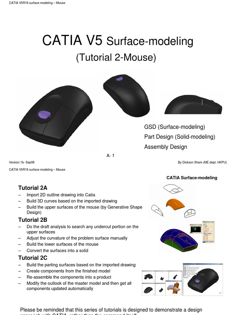 Catia Mouse | PDF | Double Click | Icon (Computing)