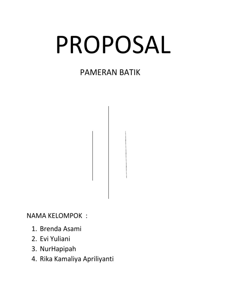 Proposal Pameran Batik | PDF