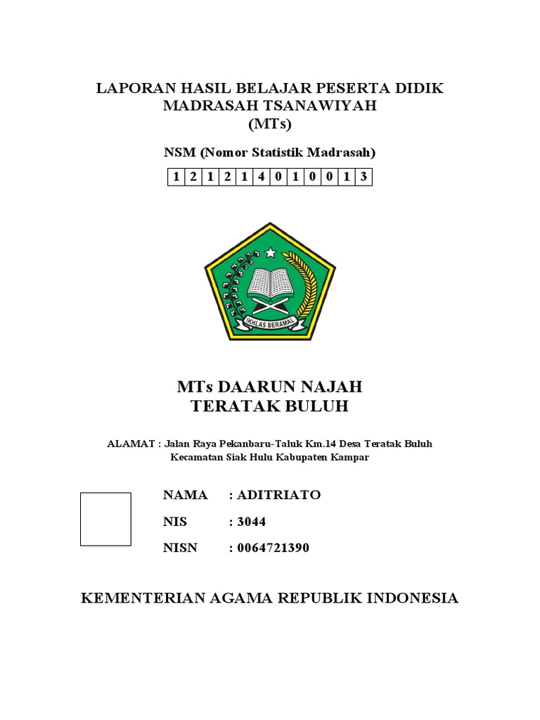 Cover Rapor Viic | PDF