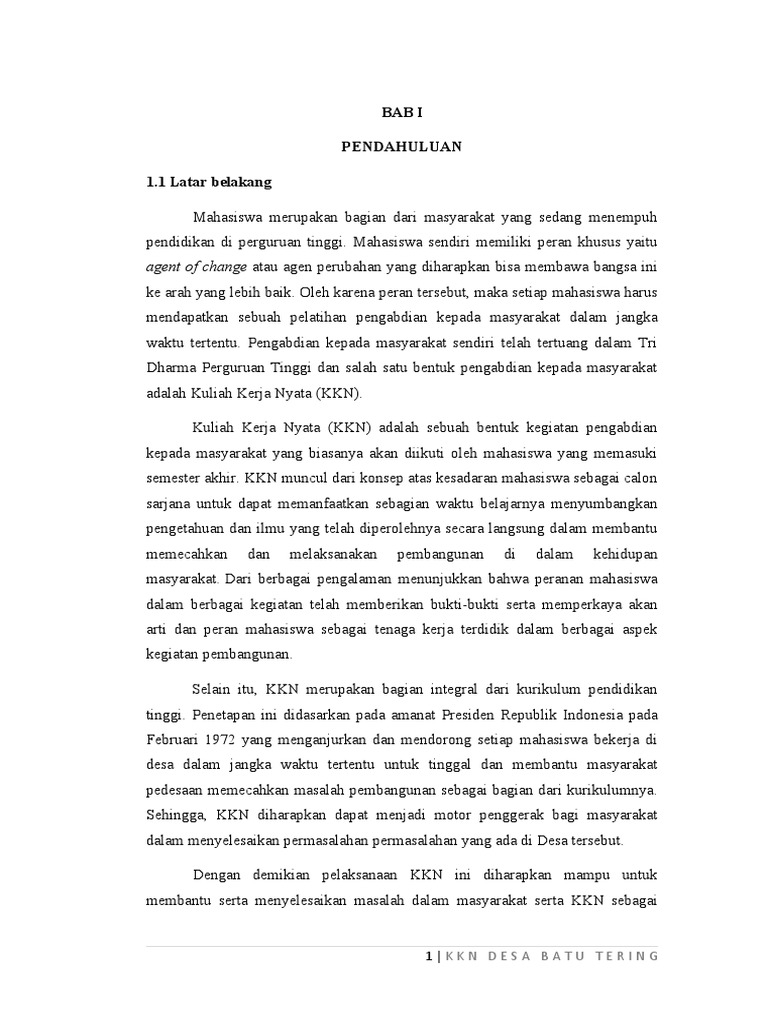 Proposal Batu Tering Revisi | PDF