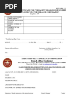 ESIC Medical Benefit Application Forms | PDF