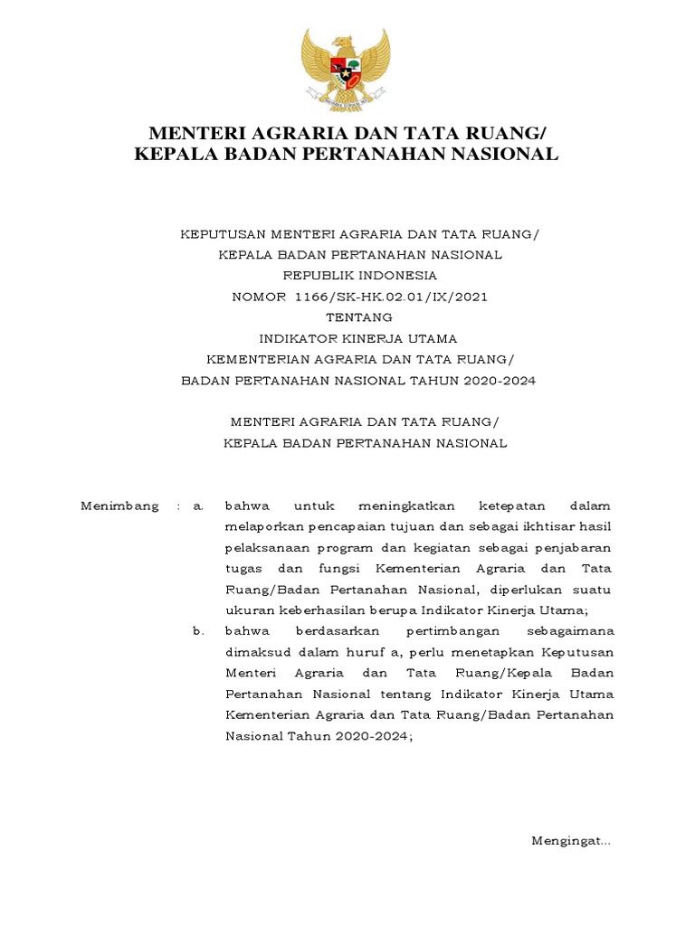 Kepmen IKU TTD | PDF