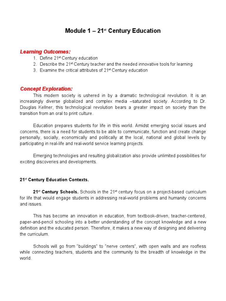 Prof Ed 2 Module 1 | PDF | Learning | Teachers