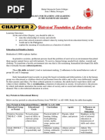 Chapter 2 - Historical Foundations of Education | PDF | Socialization ...