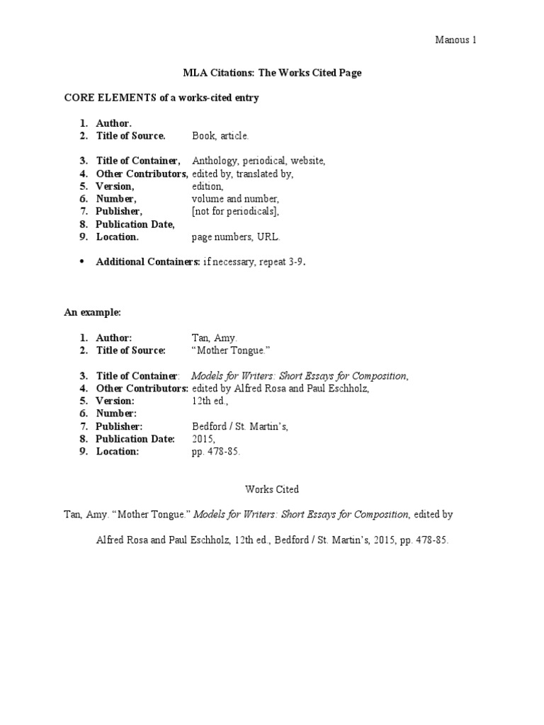 MLA Style Guide: A Comprehensive Review of the Proper Formatting for ...