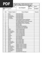 Drawing Register | PDF