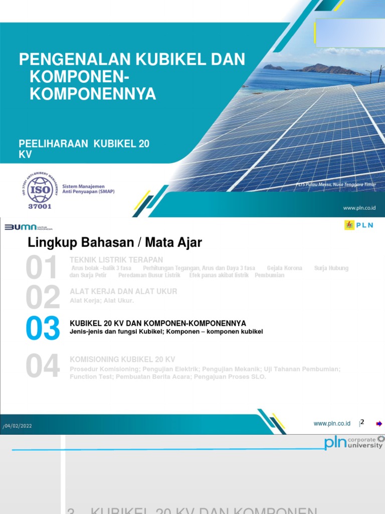 Pengenalan dan Pemeliharaan Kubikel 20 kV | PDF