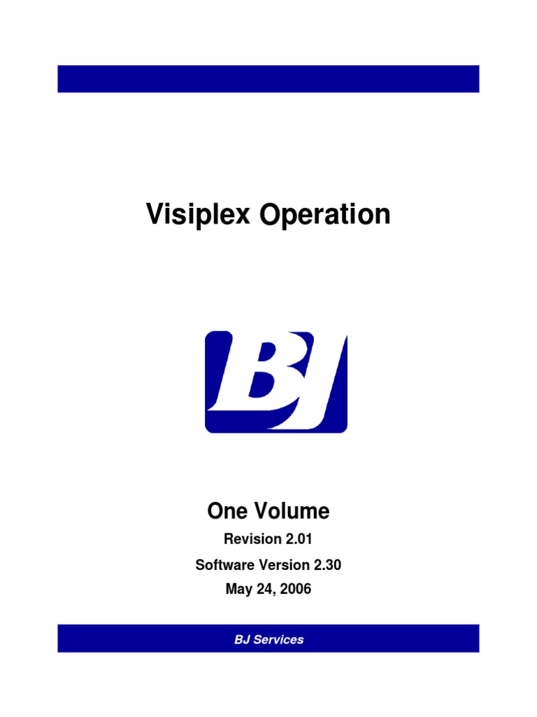 VisiplexOperation Rev 2.01 | PDF | Flow Measurement | Pump