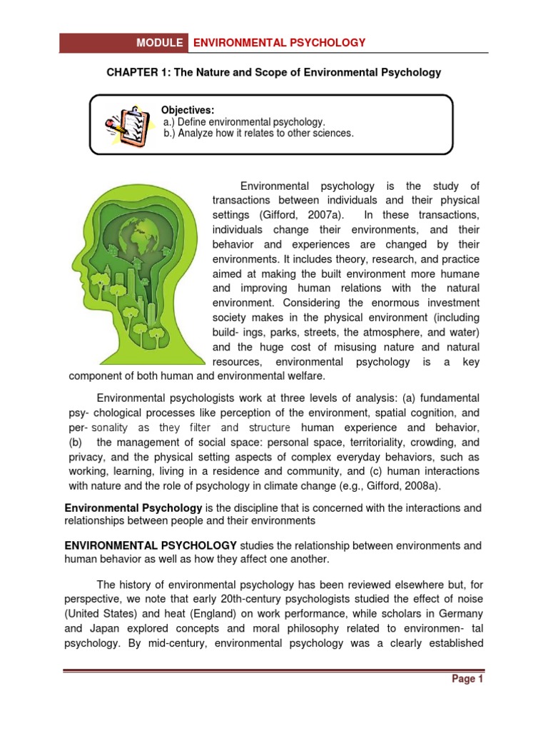 Understanding Environmental Psychology | PDF | Psychology | Perception