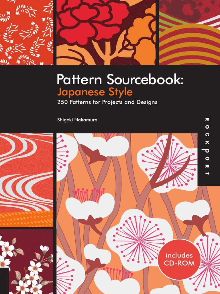 Pattern Sourcebook Japanese Style 250 Patterns For Projects and Designs by Shigeki Nakamura ...