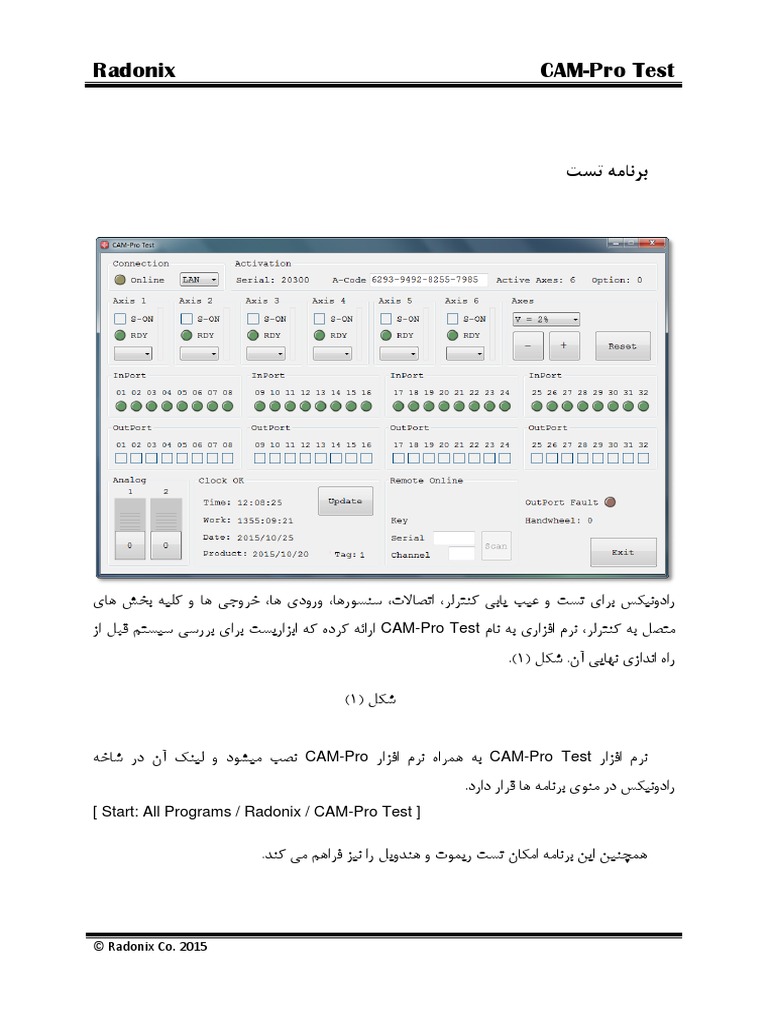 CAM-Pro Test | PDF