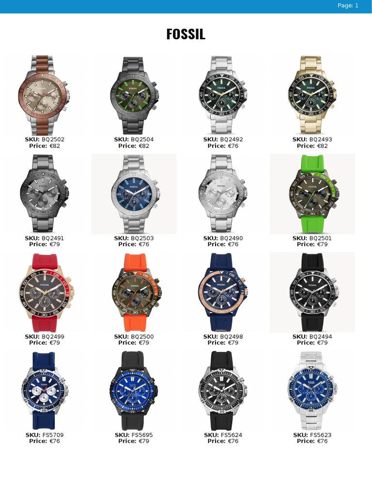 Fossil | PDF
