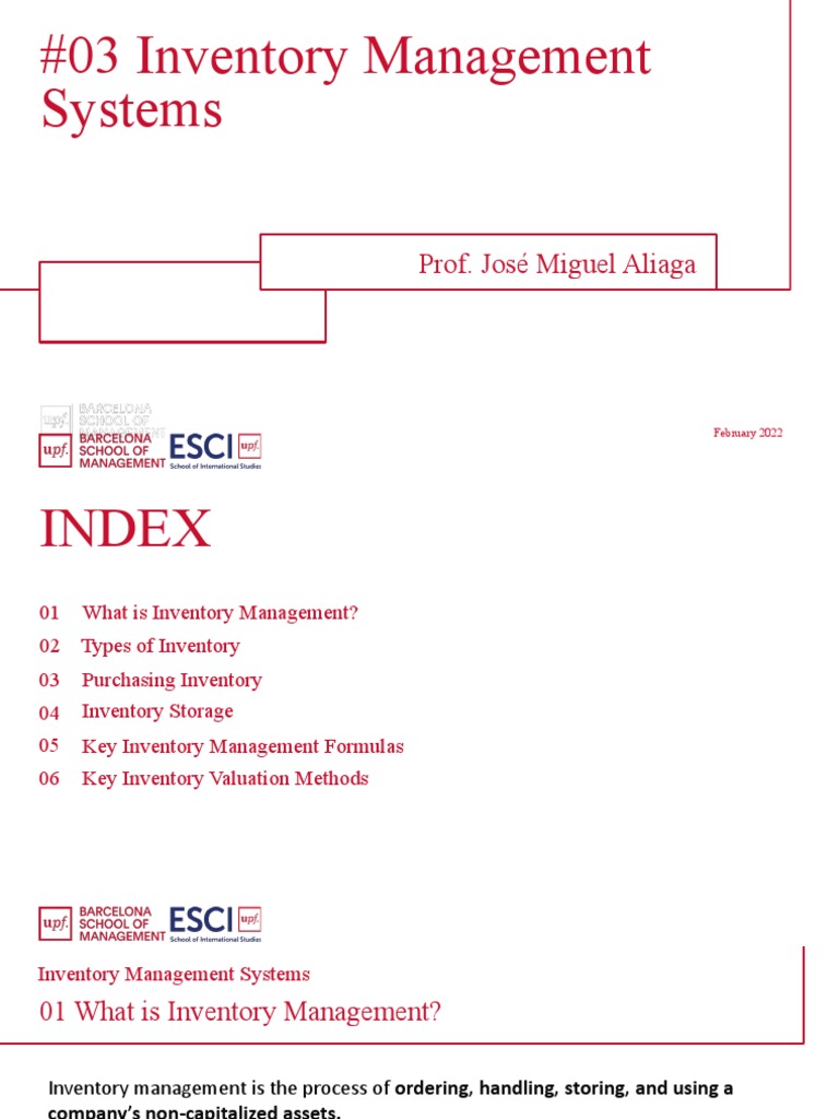 Inventory Management System | PDF