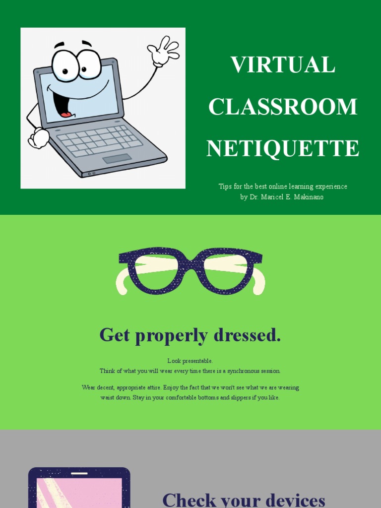 Virtual Classroom Netiquette | PDF | Classroom | Educational Technology
