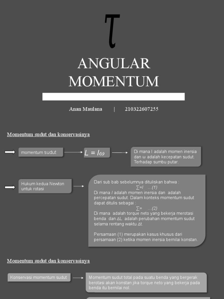 Anan Maulana (Angular Momentum) | PDF