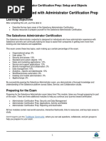 Salesforce Admin Exam Study Guide | PDF | Sales | Cloud Computing