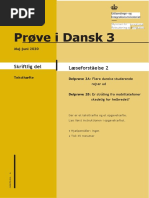 Prøve I Dansk 2 PD2 - V2018 - P.nr.08 | PDF