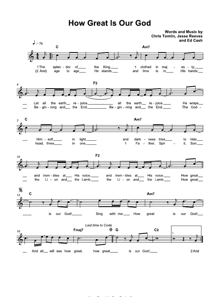 How Great is Our God