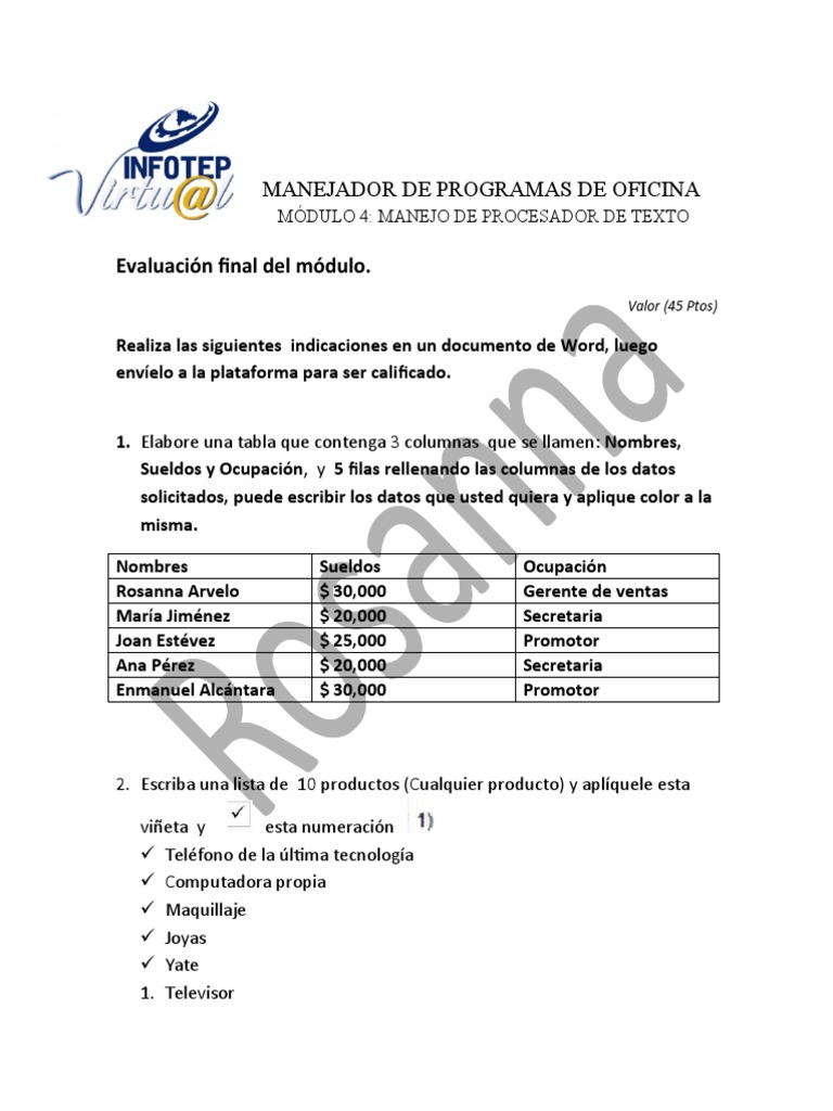 Practica Final Del Modulo 4 | PDF