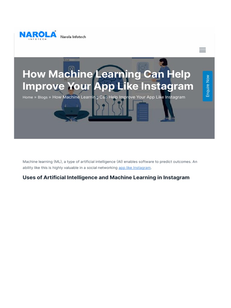 Uses of Artificial Intelligence and Machine Learning in Instagram | PDF ...