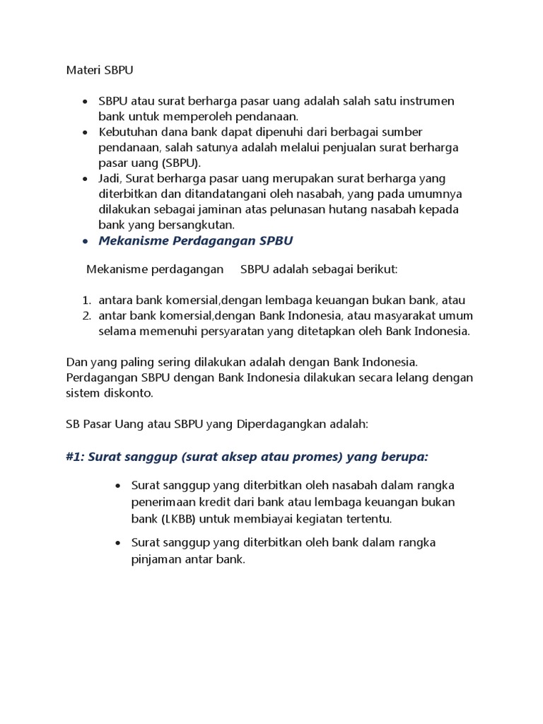 Mekanisme Perdagangan SPBU: #1: Surat Sanggup (Surat Aksep Atau Promes ...