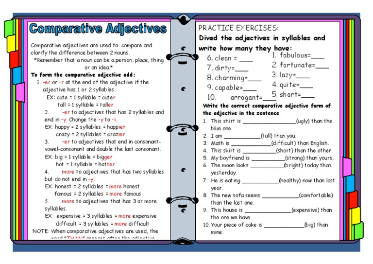 Comparative Adjectives | PDF | Adjective | Linguistic Typology