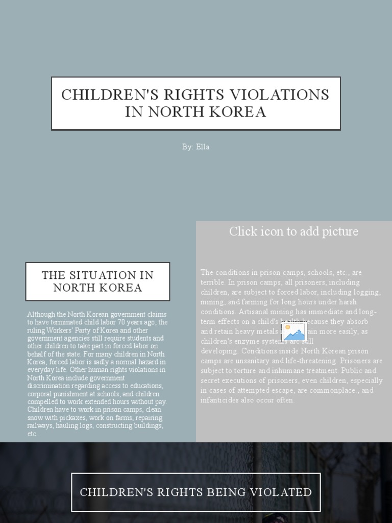 Childrens Rights in North Korea | Download Free PDF | Children's Rights ...