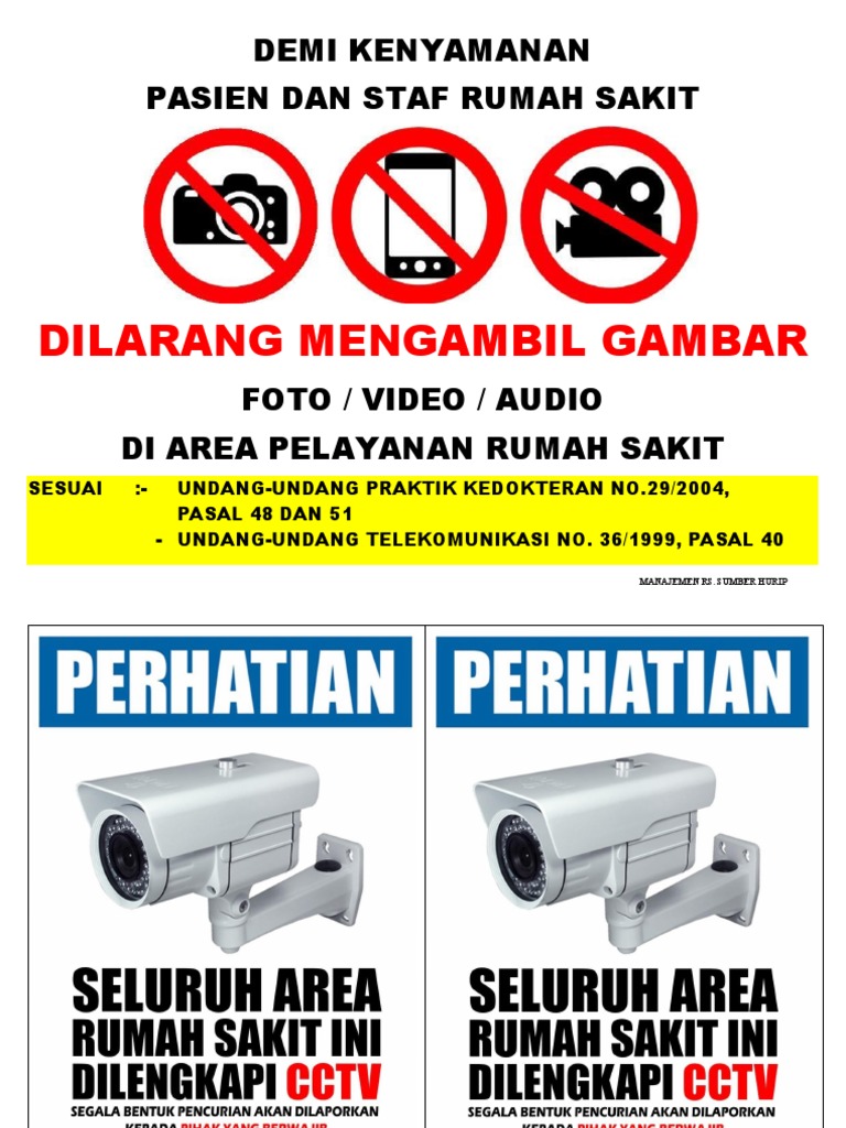 Gambar Larangan Merekam | PDF
