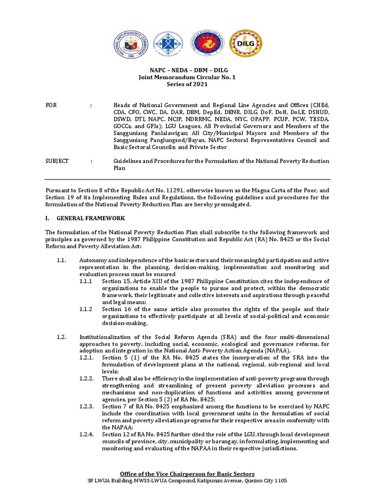 SRC Proposed NPRP Formulation Guidelines | PDF | Government | Economies