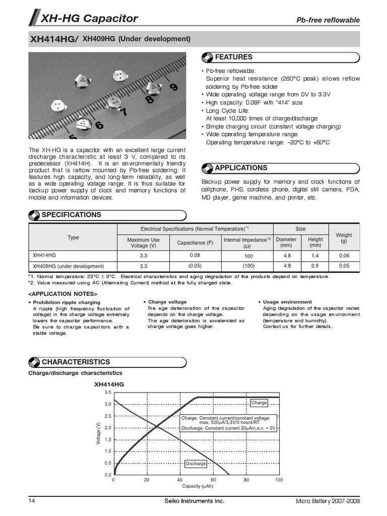 xh414hg Iv01e | PDF | Capacitor | Power Supply