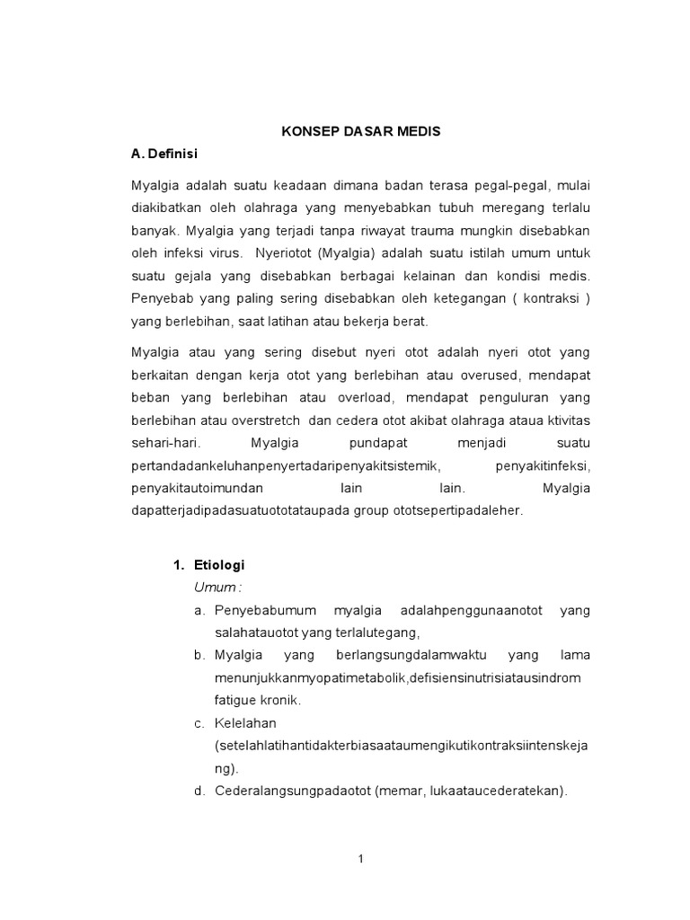LP-Myalgia Ayu Aristia Harun | PDF
