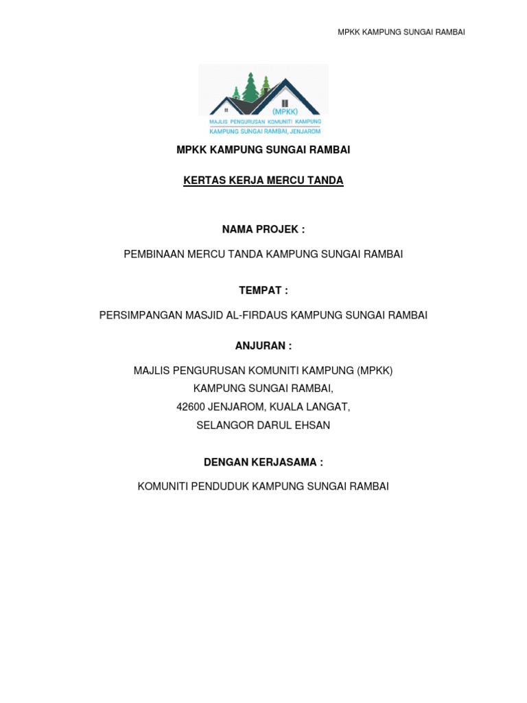 Kertas-Kerja-Pintu Gerbang MPKK | PDF