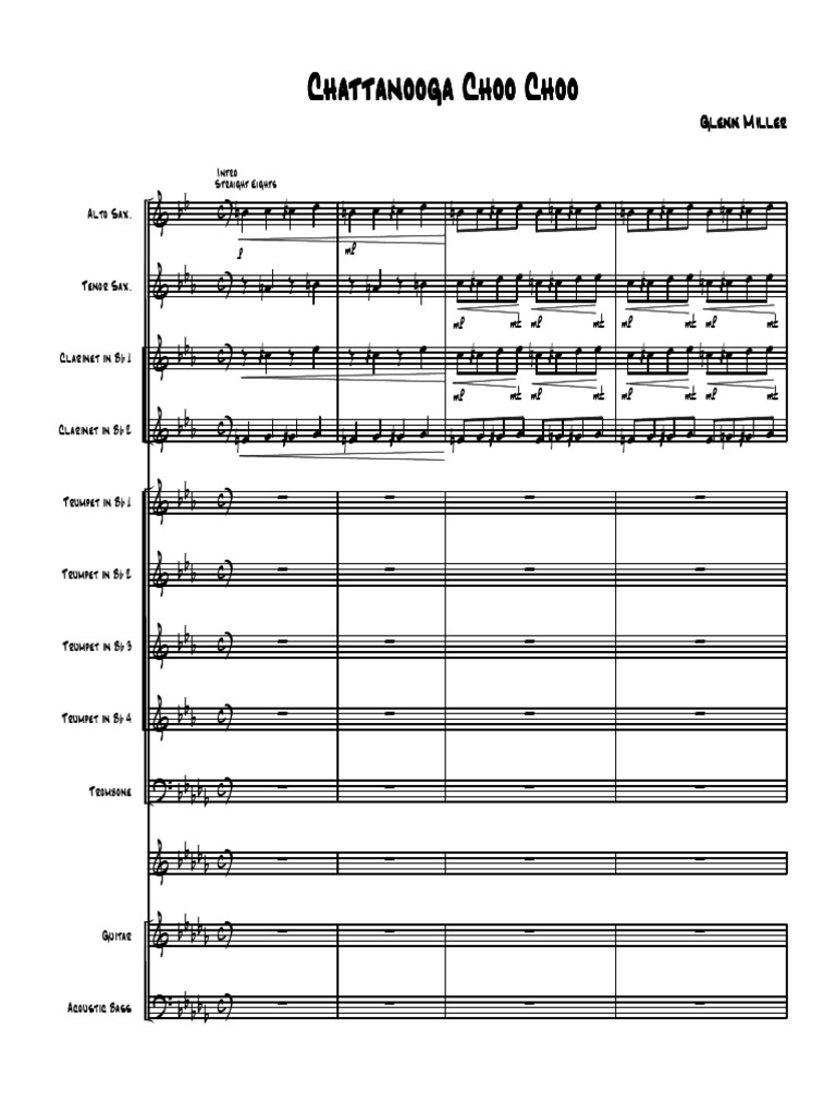 Chattanooga Choo Choo - Score | PDF