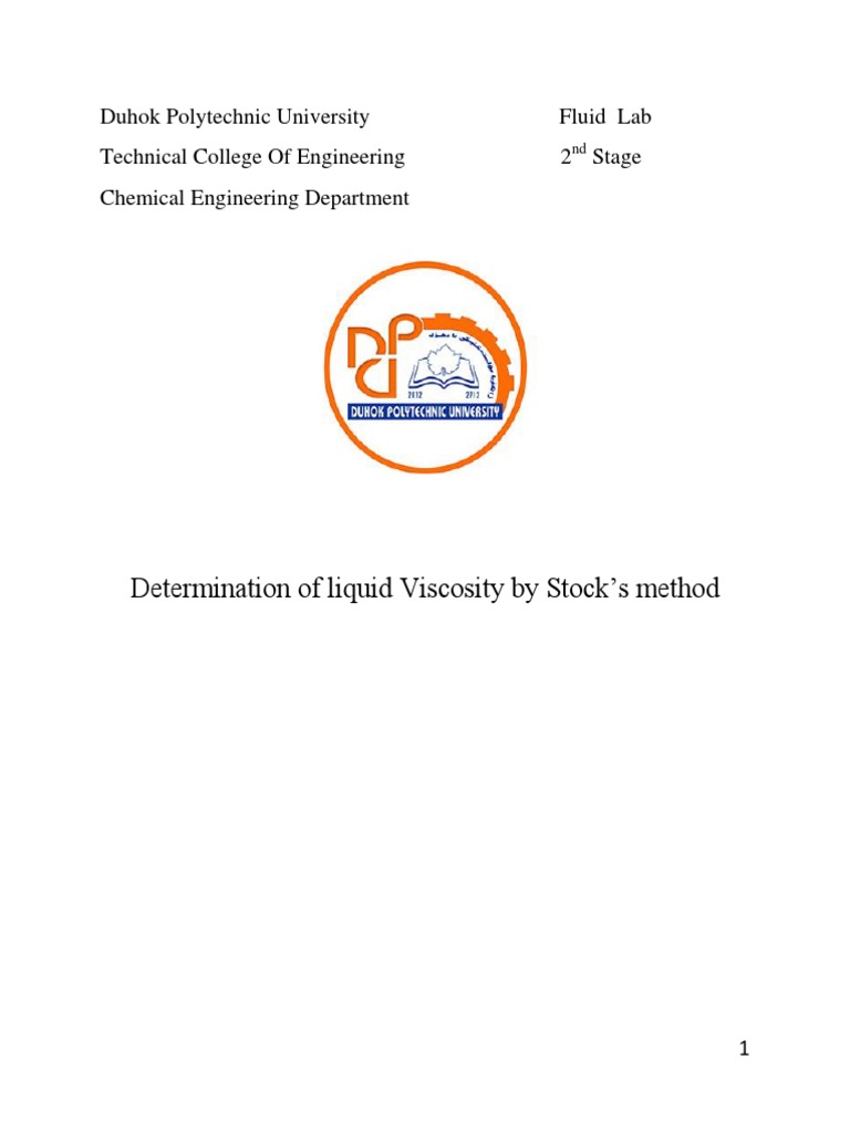 Viscosity Experiment | PDF | Viscosity | Fluid Mechanics