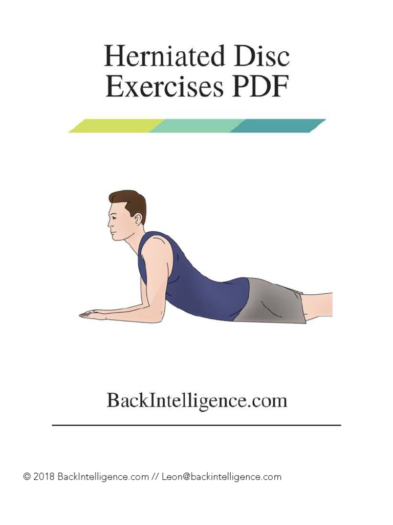 BackIntelligence Herniated Disc Exercises | PDF | Vertebral Column ...
