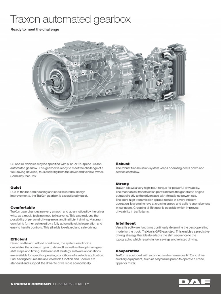 Traxon Automated Gearbox: Ready To Meet The Challenge | PDF ...